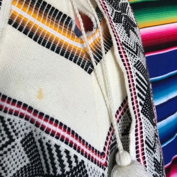 Costume Baldor | Sweaters | Ecuador Poncho Sweater Fringe W Tassel Cape ...